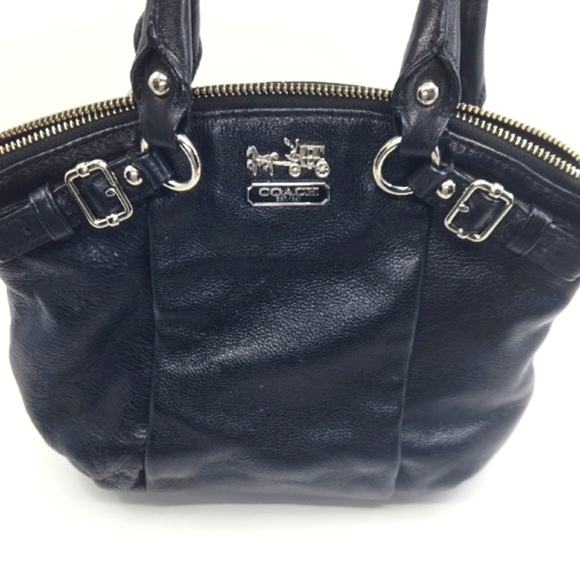 Coach | Bags | Coach Mini Sophia Bag Black Leather With Coach Crossbody ...